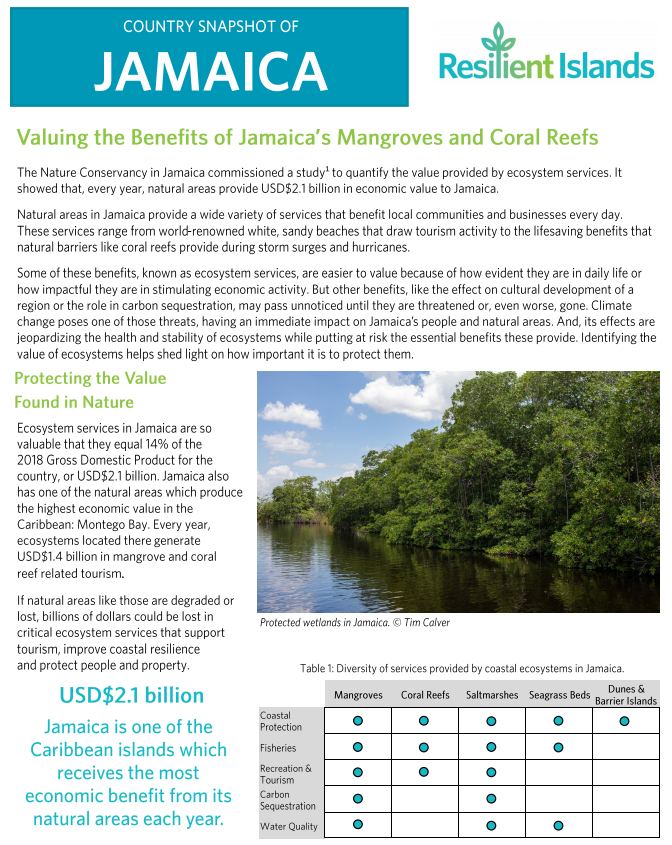 Jamaica | Coastal Resilience